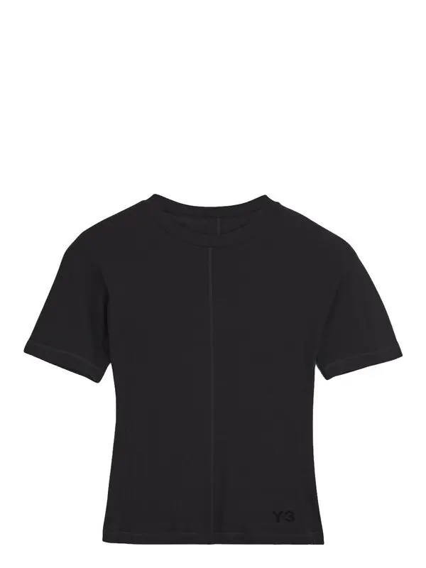 Adidas Y-3 Fitted Short Sleeve Tee - Black