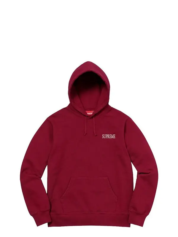 Supreme Decline Hooded Sweatshirt - Cardinal