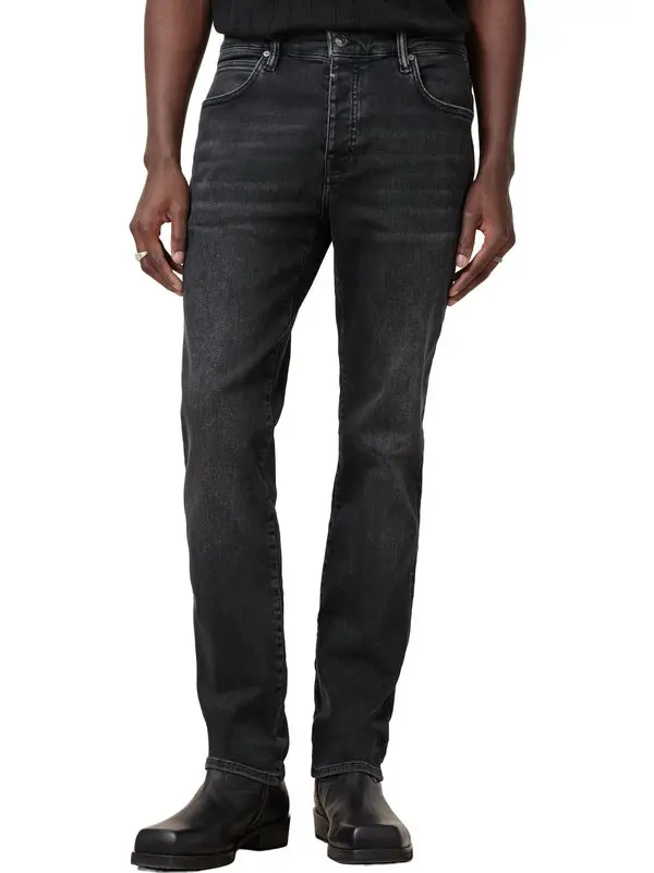 ALLSAINTS Sid Skinny Fit Denim Jeans - Washed Black