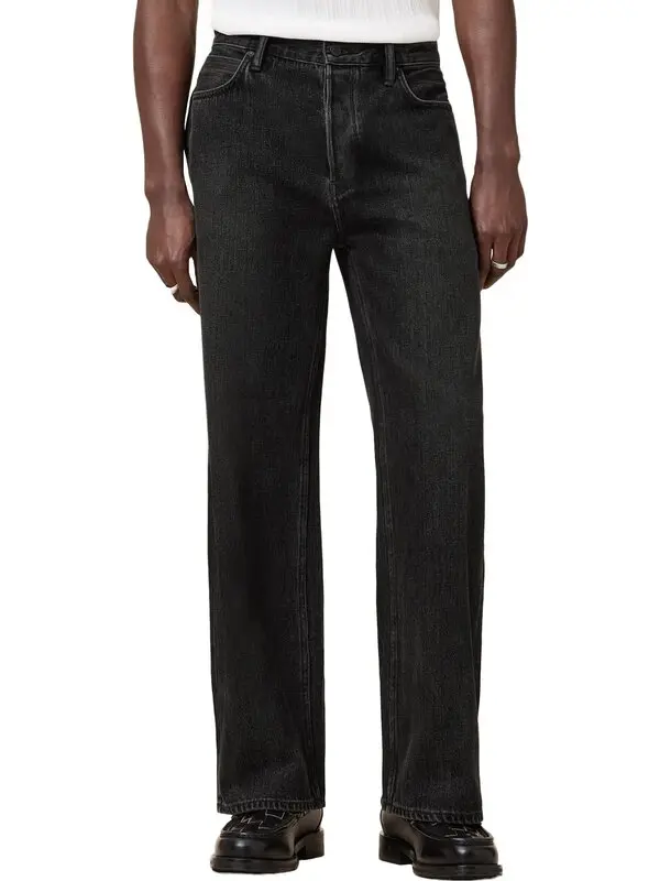 ALLSAINTS Lenny Wide Leg Jeans - Black