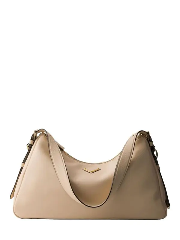 Prada Large Aimée Shoulder Bag - Brown