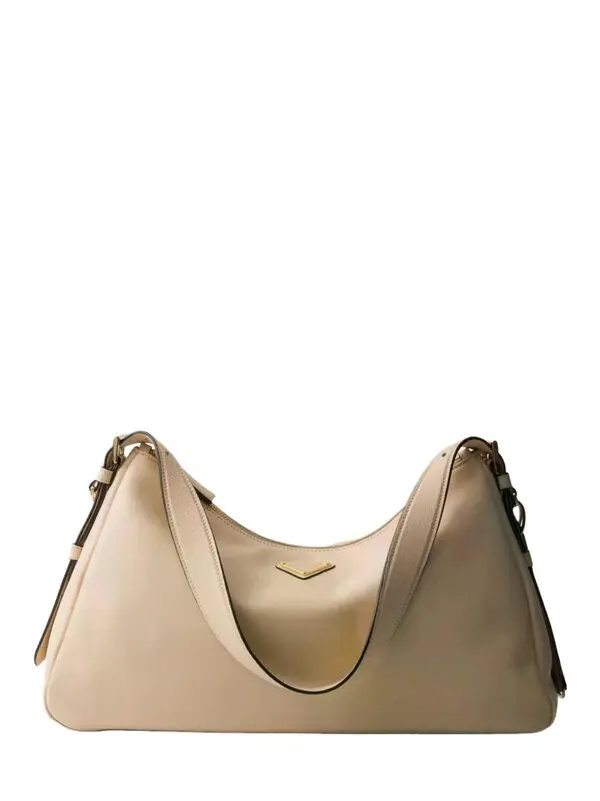 Prada Large Aimée Shoulder Bag - Brown