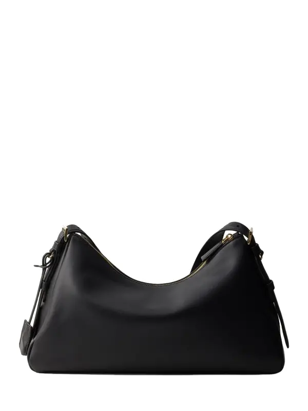 Prada Large Aimée Shoulder Bag - Black