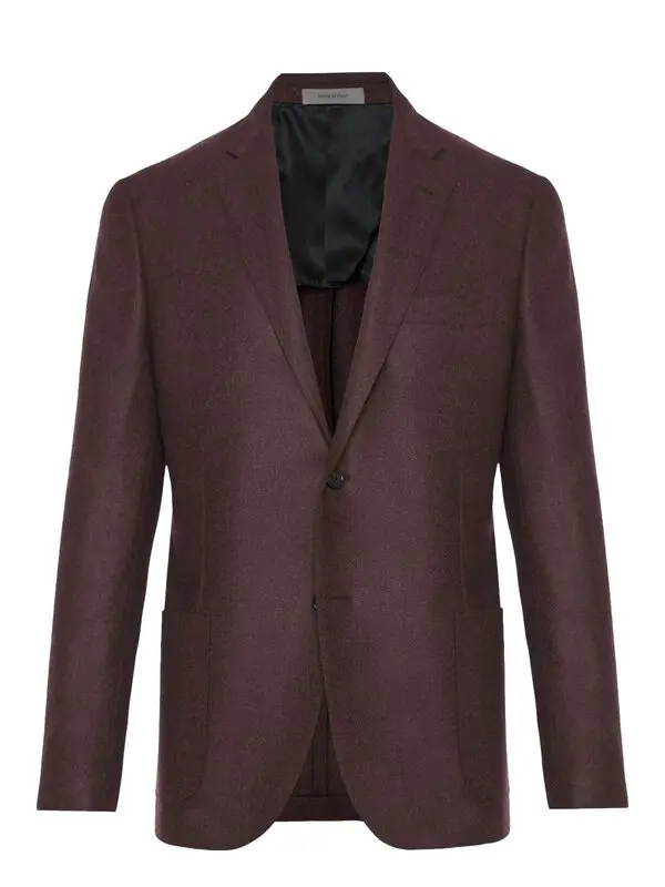 Corneliani Buttoned Up Blazer - Red