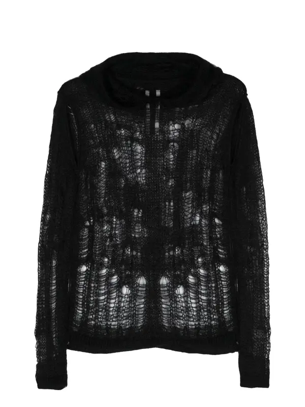 Rick Owens Spider Hoodie - Black