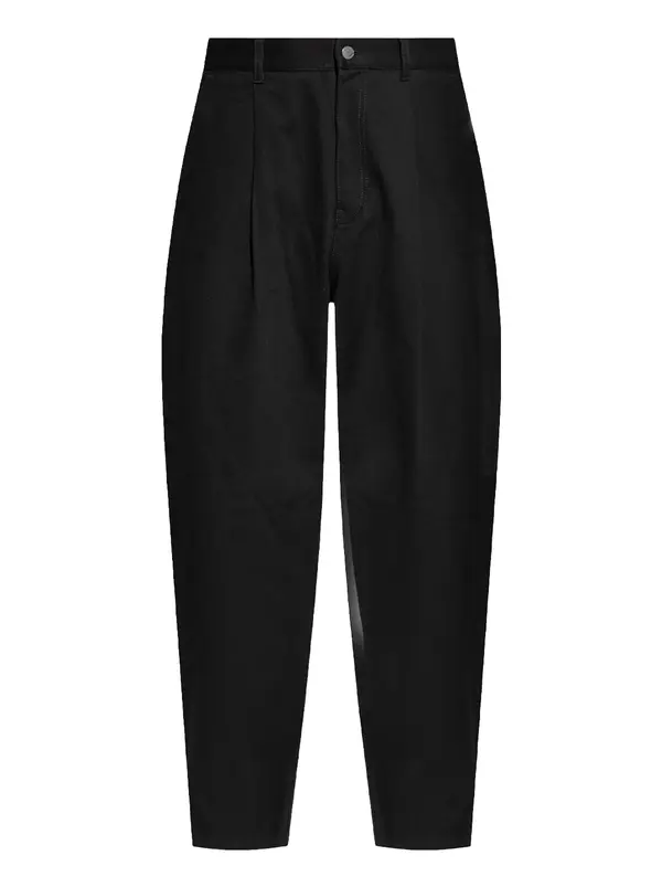Moschino Logo Patch Trousers - Black
