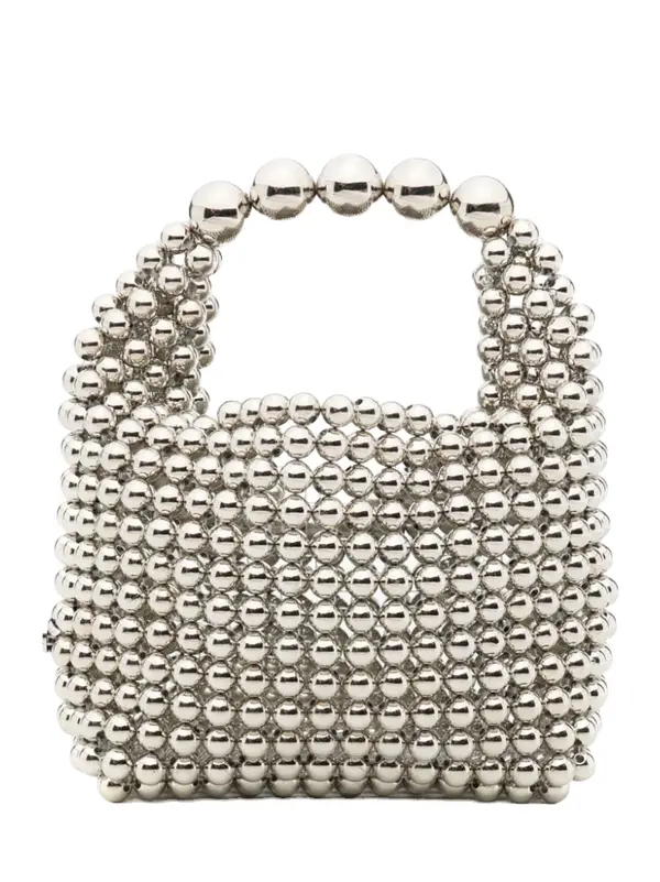 0711 TBILISI Mini Jodie Tote Bag - Silver