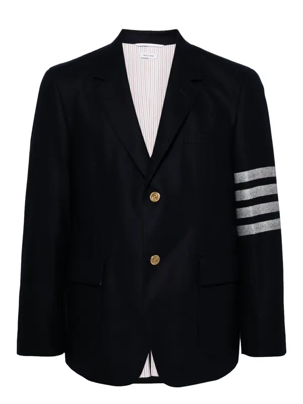 Thom Browne 4-bar Stripe Blazer - Blue
