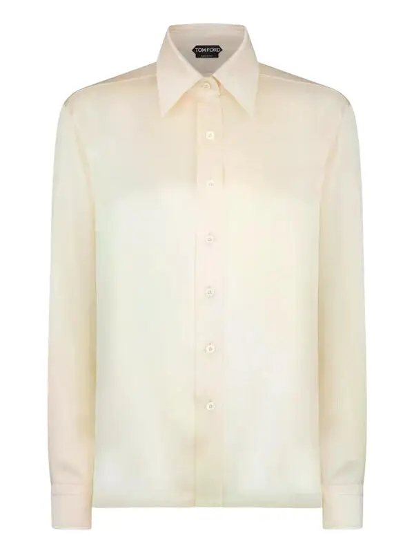TOM FORD Silk Shirt - Neutrals