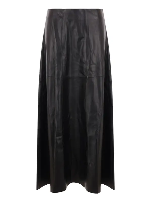ARMA Irina Lambskin Skirt - Black