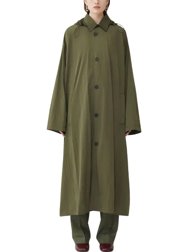 Fabiana Filippi Technical-jersey Parka Coat - Green
