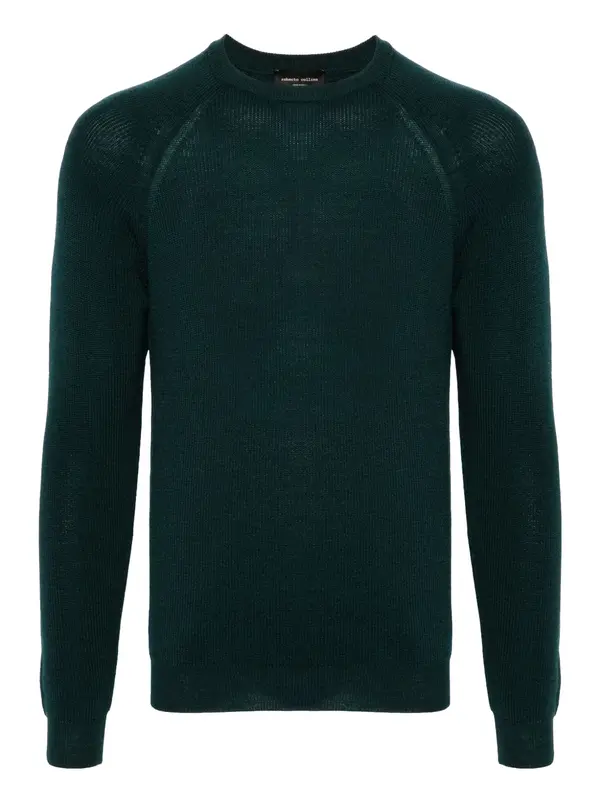 ROBERTO COLLINA Merino Wool Sweater - Green