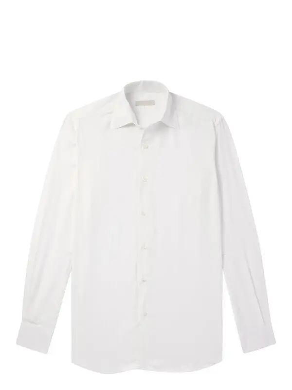 SAMAN AMEL Silk Shirt - White