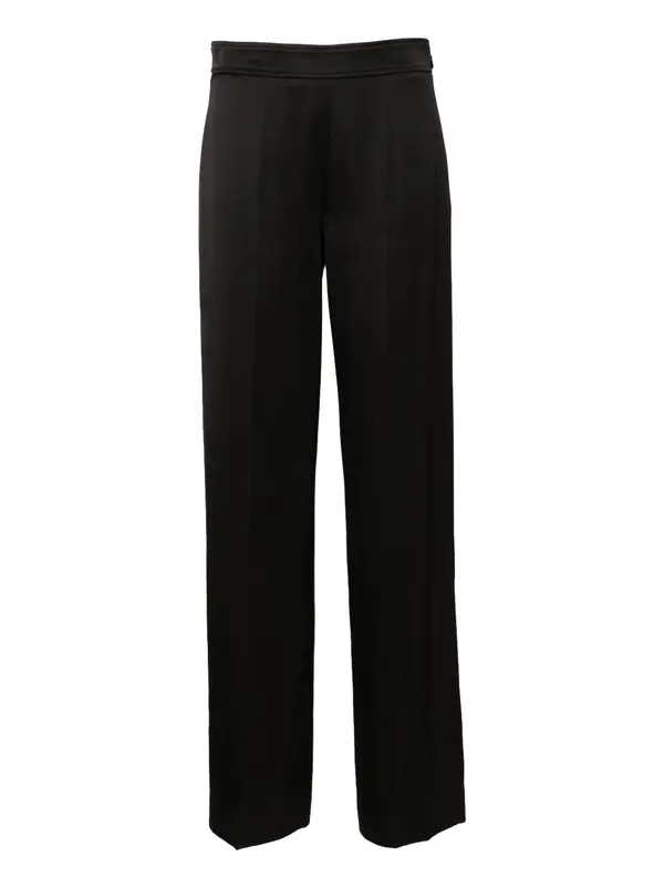JIL SANDER Twill Trousers - Black