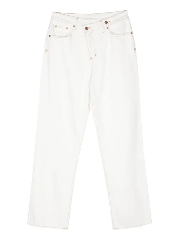 Ksubi Sugar Rush Straight Leg Jeans - White