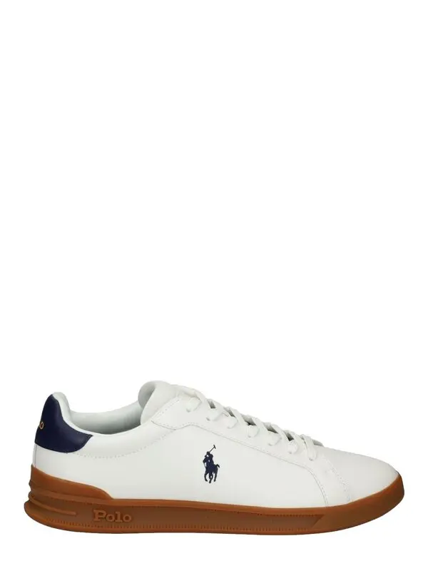 Polo Ralph Lauren Leather Sneakers - White