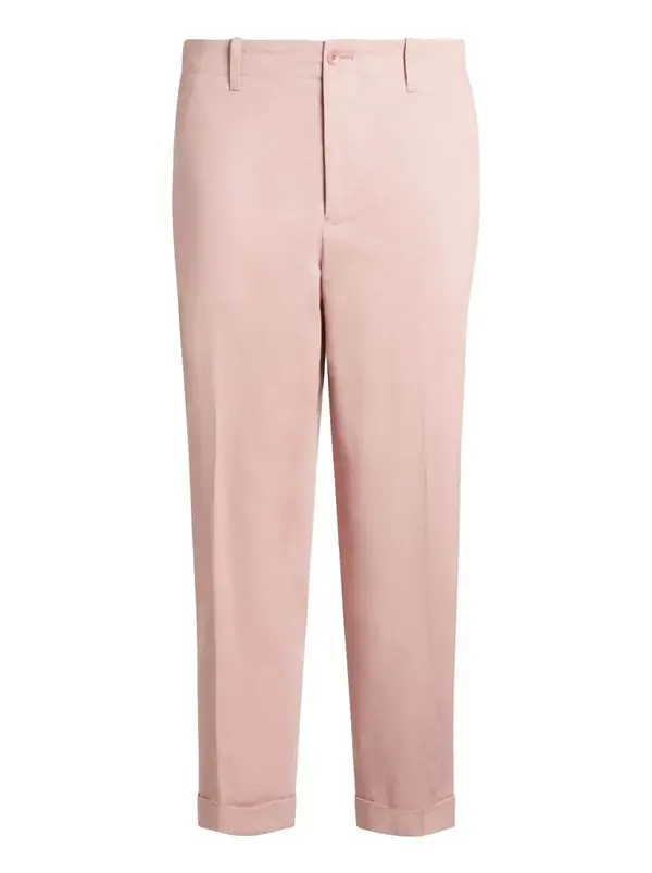 Etro Cotton Chino Trousers - Pink