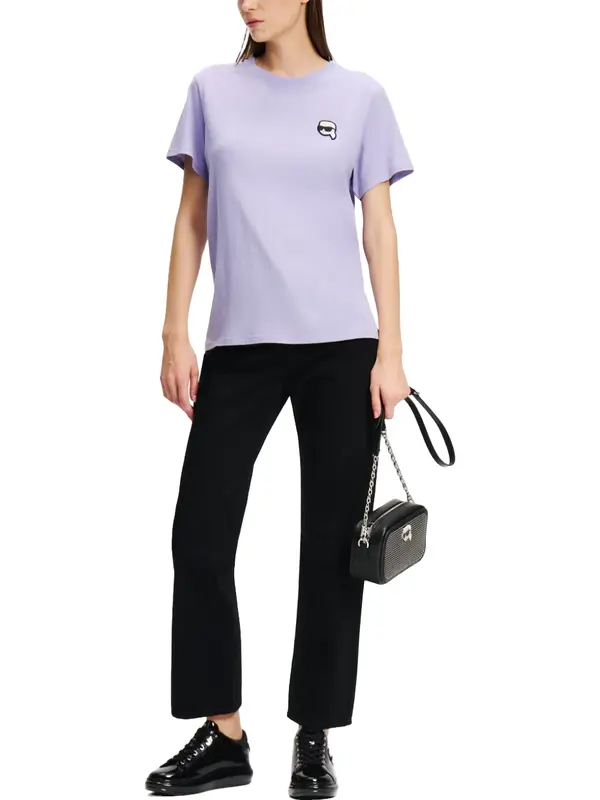 Karl Lagerfeld Ikon T-shirt - Purple
