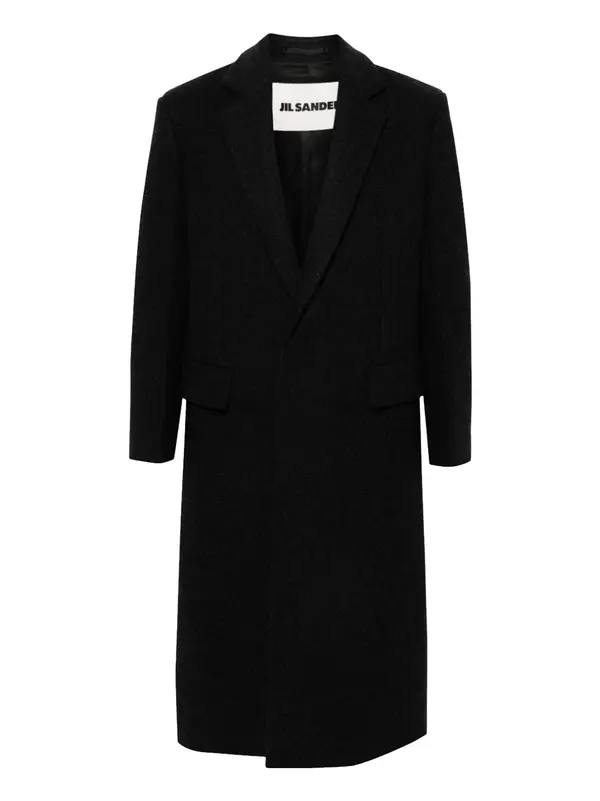 JIL SANDER Wool Coat - Grey