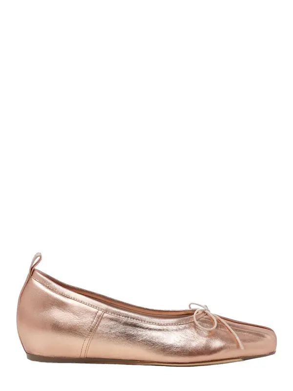 Simone Rocha Pleated Ballerina Shoes - Pink