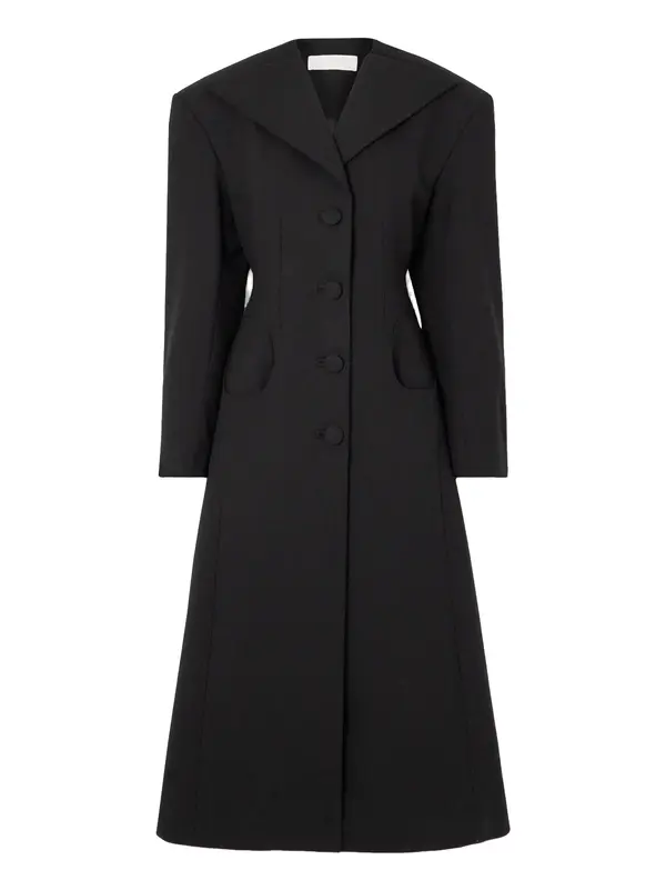 DESTREE Joseph Crepe Coat - Black
