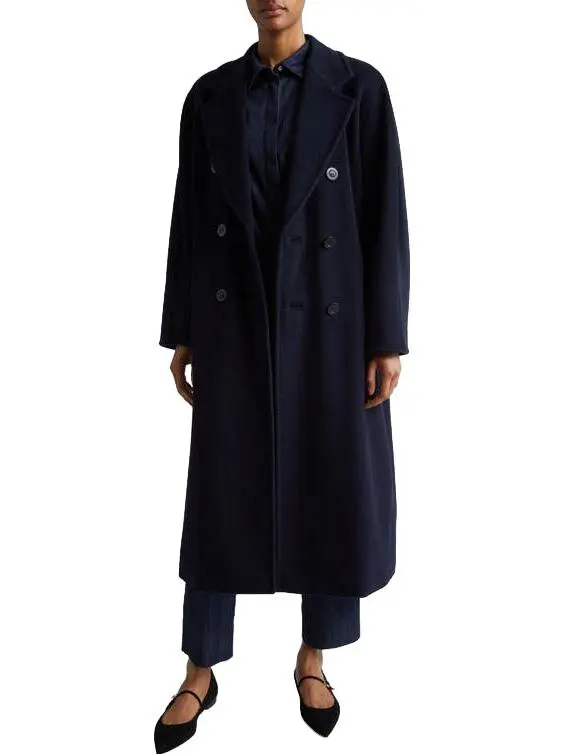Max Mara Madame Double-breasted Coat - Ultramarine
