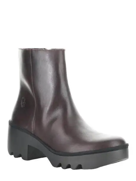 Fly London Toor Platform Bootie - Wine