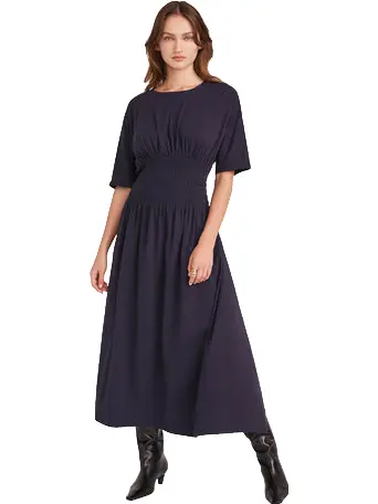 Merlette Gallen T-shirt Midi Dress - Navy