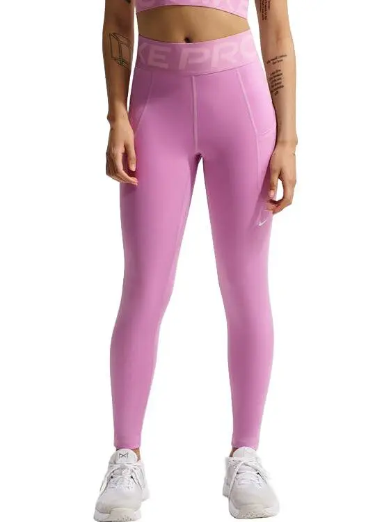 Nike Pro Sculpt High-waisted 7/8 Leggings - Light Magenta/white
