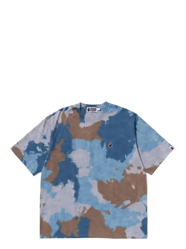 A BATHING APE Chusen One Point Relaxed Fit Tee Shirt - Blue