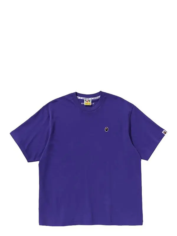 A BATHING APE One Point Relaxed Fit Tee Shirt - Purple