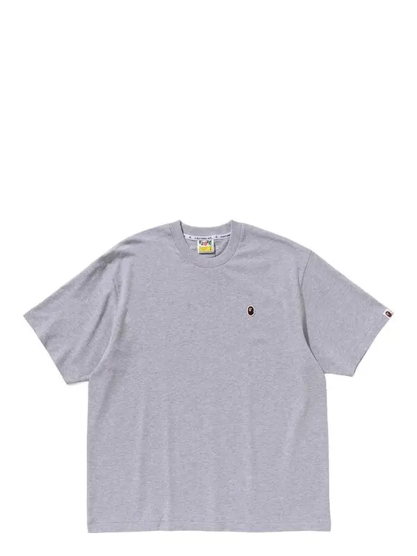 A BATHING APE One Point Relaxed Fit Tee Shirt - Grey