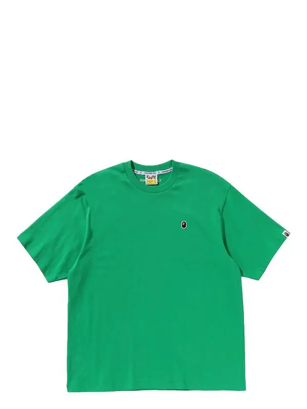 A BATHING APE One Point Relaxed Fit Tee Shirt - Green