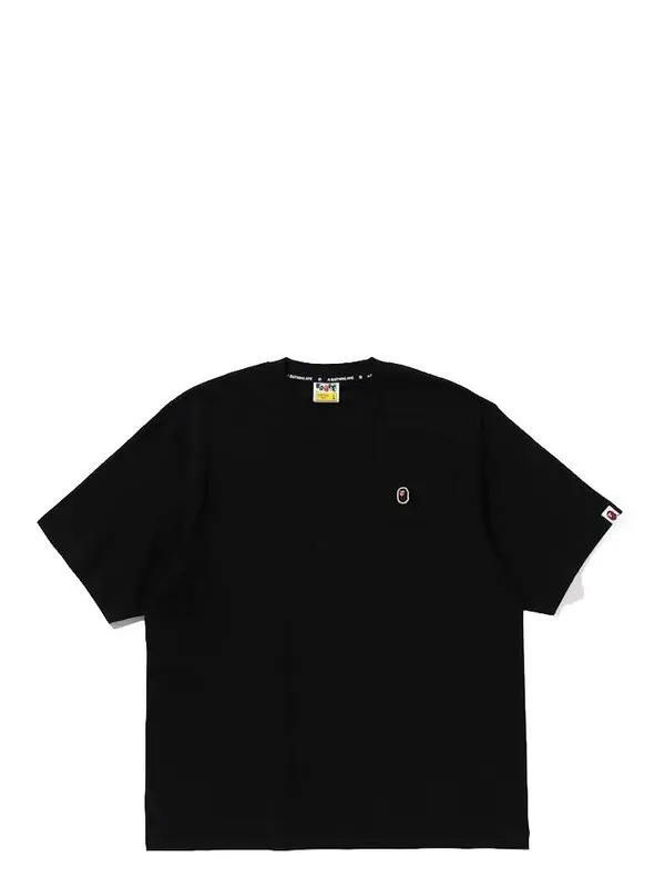 A BATHING APE One Point Relaxed Fit Tee Shirt - Black