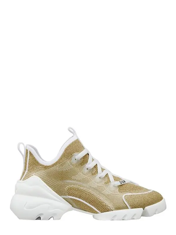 Dior D-connect Sneakers - Gold/tone/white