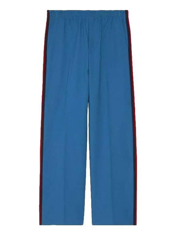 Gucci Fluid Drill Pants - Blue