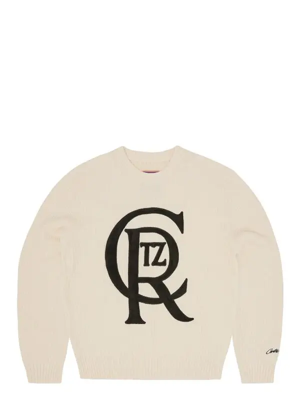 CORTEIZ Crest Knit Sweater - Off White