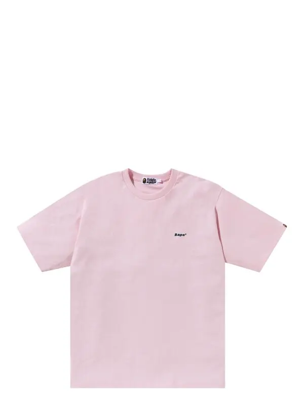 A BATHING APE One Point Relaxed Fit Tee - Pink