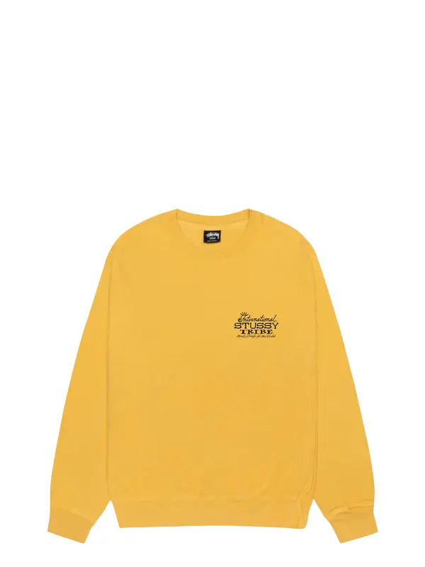 StÜssy Ist Crew Pigment Dyed 'honey - Yellow