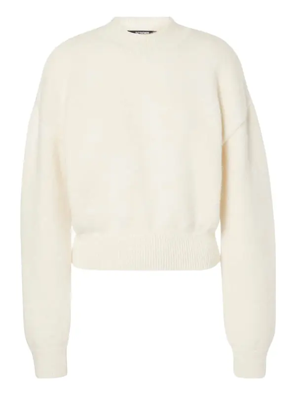 Jacquemus Mail Wool-blend Sweater - Beige