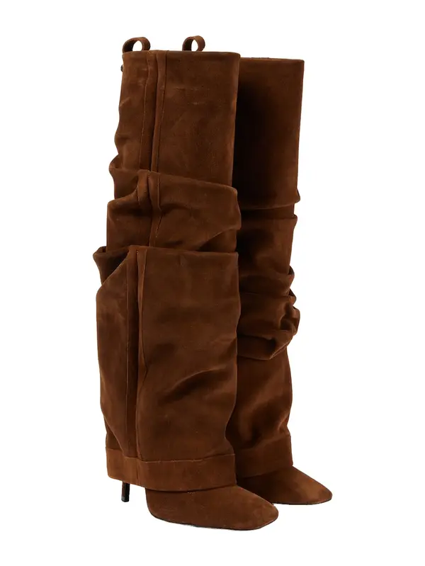 Attico Rea Knee-high Boots - Brown