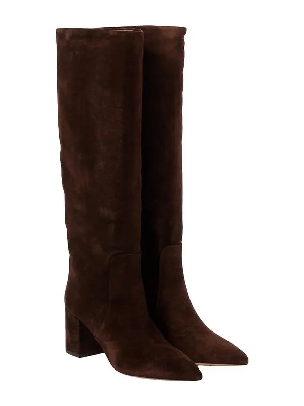 Paris Texas Anja 70 Suede Knee-high Boots - Brown