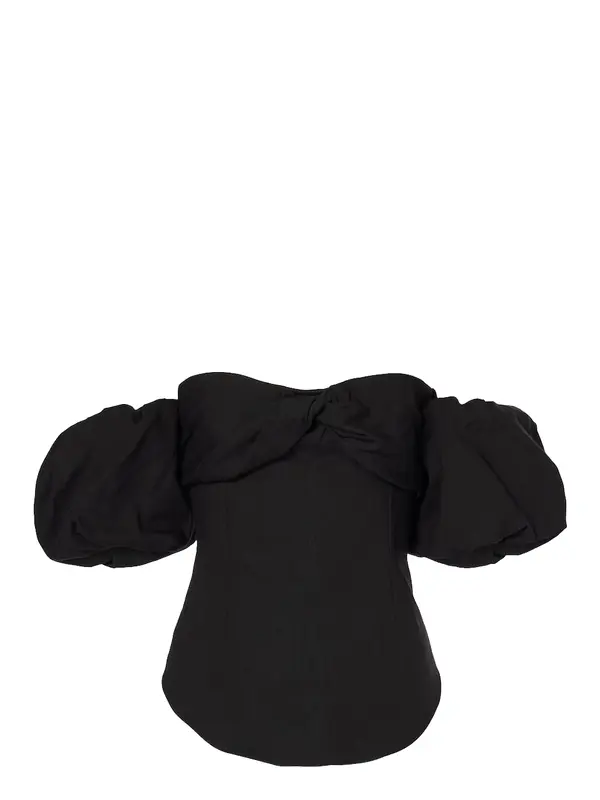 Isabel Marant Daniela Off-shoulder Top - Black