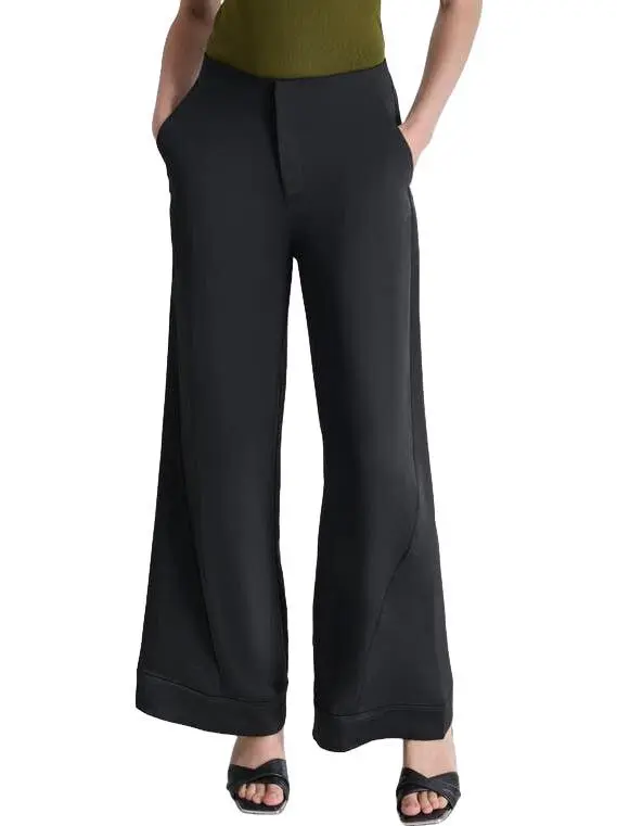 Dkny Wide Leg Trousers - Black