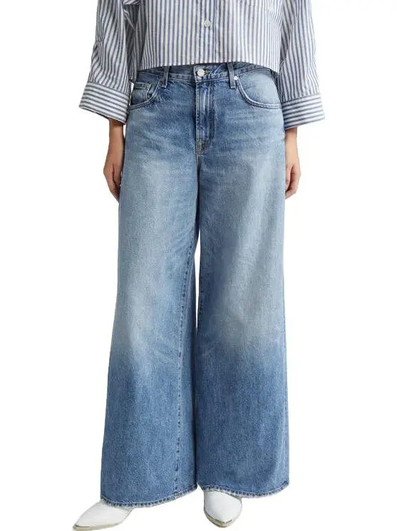 TWP Tiny Dancer Wide Leg Jeans - Vintage Wash