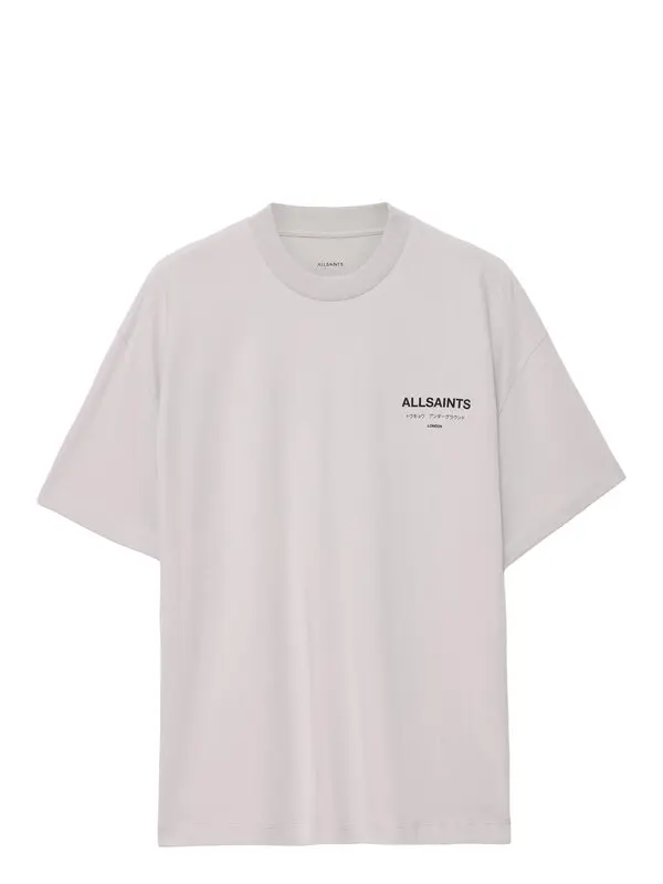 ALLSAINTS Underground Oversized Crew Neck T-shirt - Blue