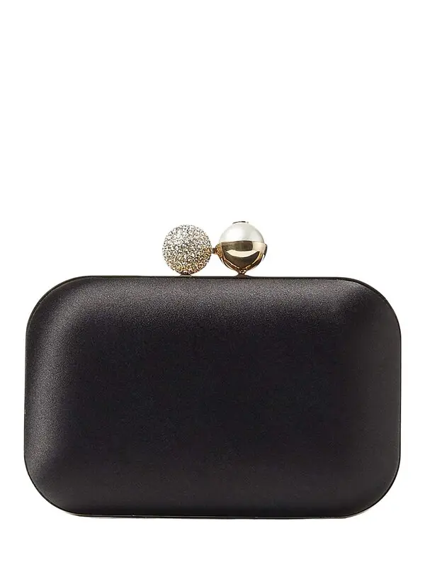 JIMMY CHOO Cloud Handheld Clutch - Black
