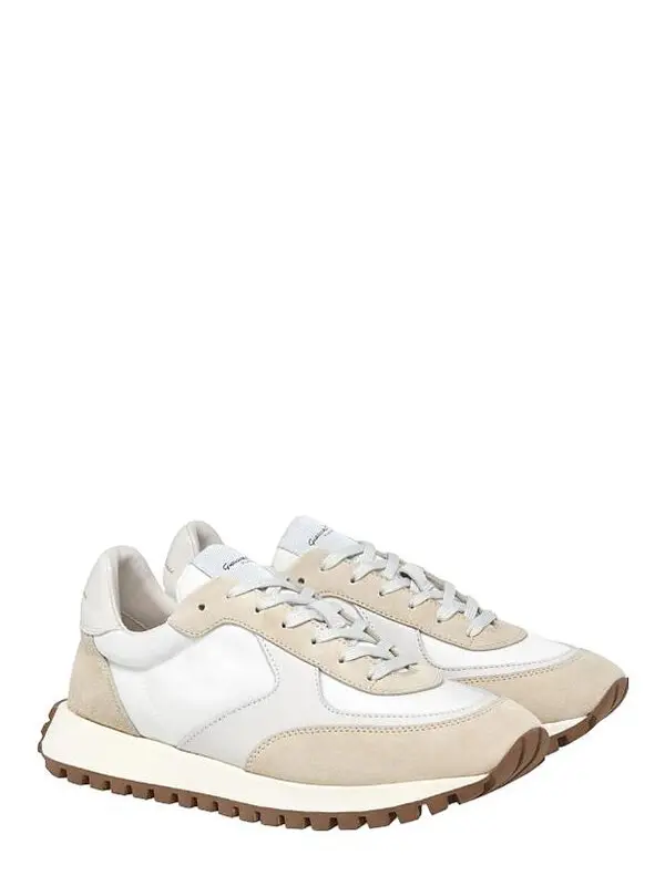 GIANVITO ROSSI Gravel Sneaker - Beige Suede