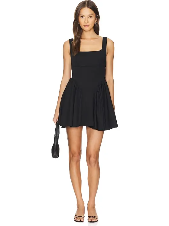 Line & Dot Sami Mini Dress - Black