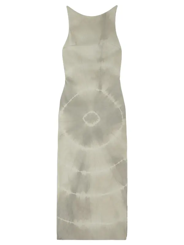 CONNER IVES Open-back Tie-dyed Midi Dress - Taupe